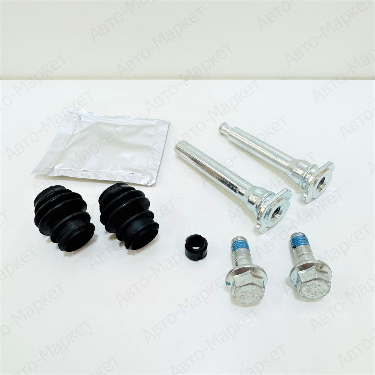 Ремкомплект переднего суппорта Mitsubishi Lancer IX (Лансер 9) направляющие + болты + пыльники