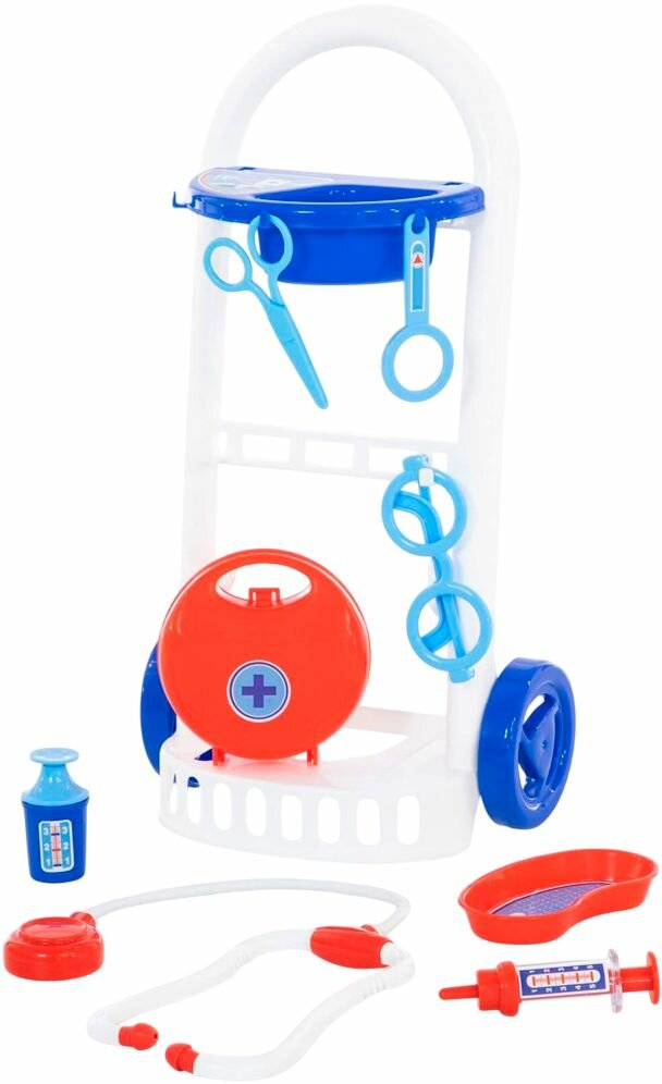 Детский медицинский игровой набор врача "Доктор №11" для сюжетно-ролевых игр, юный доктор, в коробке