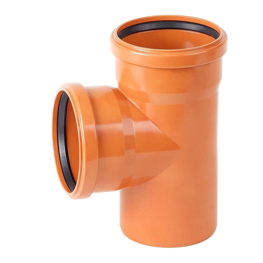 Тройник Lammin d160 мм 87,5 пластиковый для наружной канализации