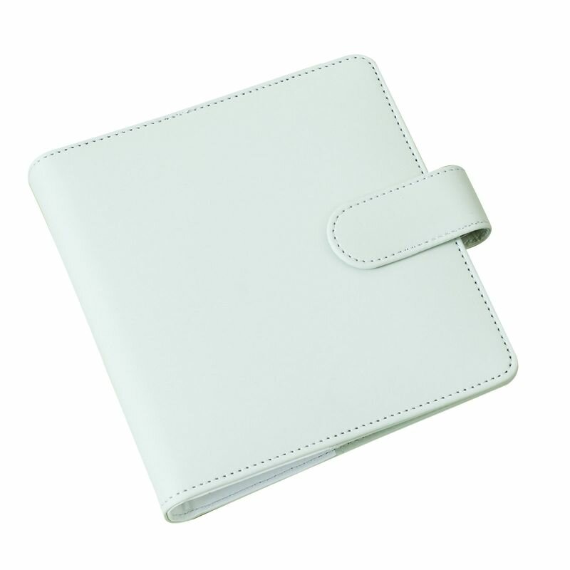1 многофункциональный справочник из полиуретана с квадратными вкладышами формата А6 в цветовой гамме-летний зеленый-A7