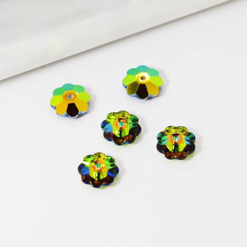 Хрустальные цветы Marguerite 10mm (4шт), Crystal 001 VM