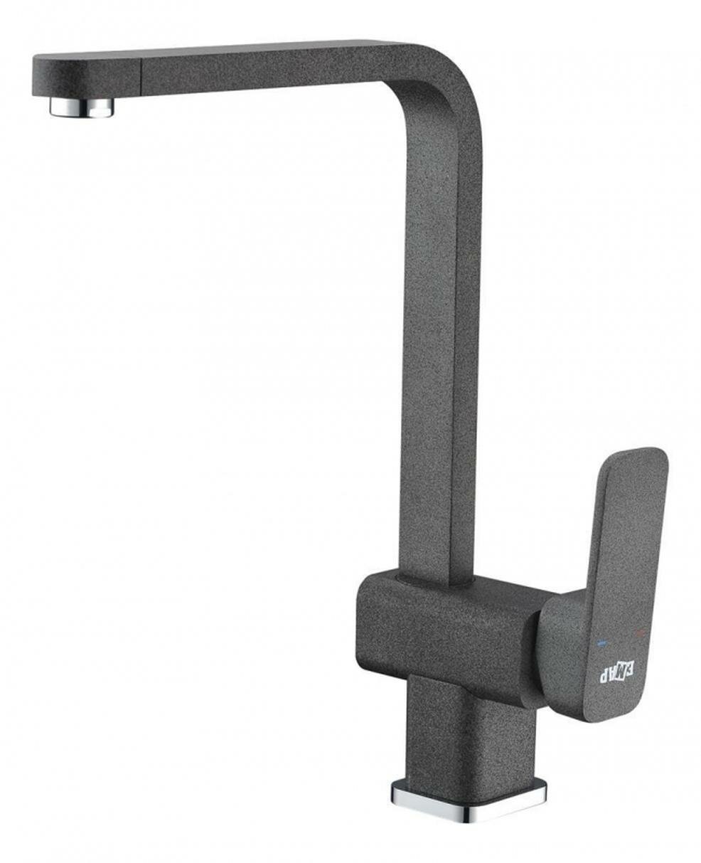 Смеситель EMAR EC-3014, встраиваемый, латунь/гранит, 3014.7 Антрацит