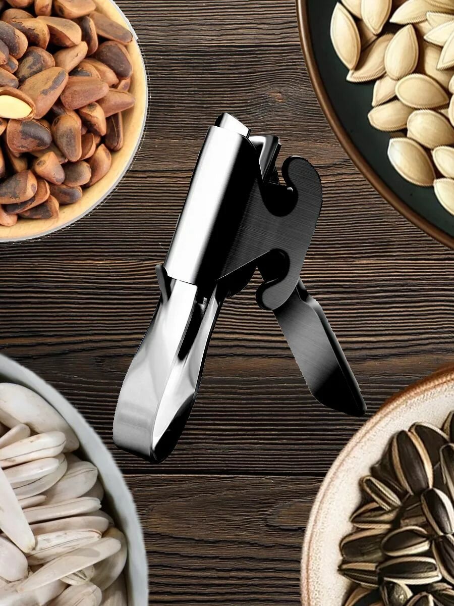 Металлический орехокол для семечек - защита зубов и пальцев от мозолей и сколов, удобный и прочный