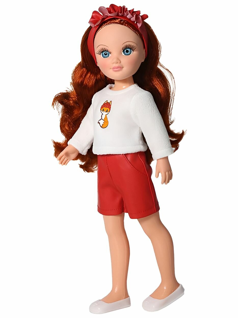 Детская говорящая кукла "Анастасия осень 1" для девочки с одеждой, большая пластиковая куколка с длинными волосами для сюжетно-ролевых игр, развивающая интерактивная игрушка для малышей, 42 см.