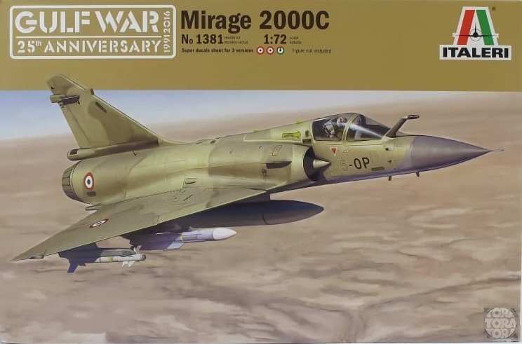 Сборная модель "Игрушки самолёт Mirage 2000C" (1:72), артикул 1381