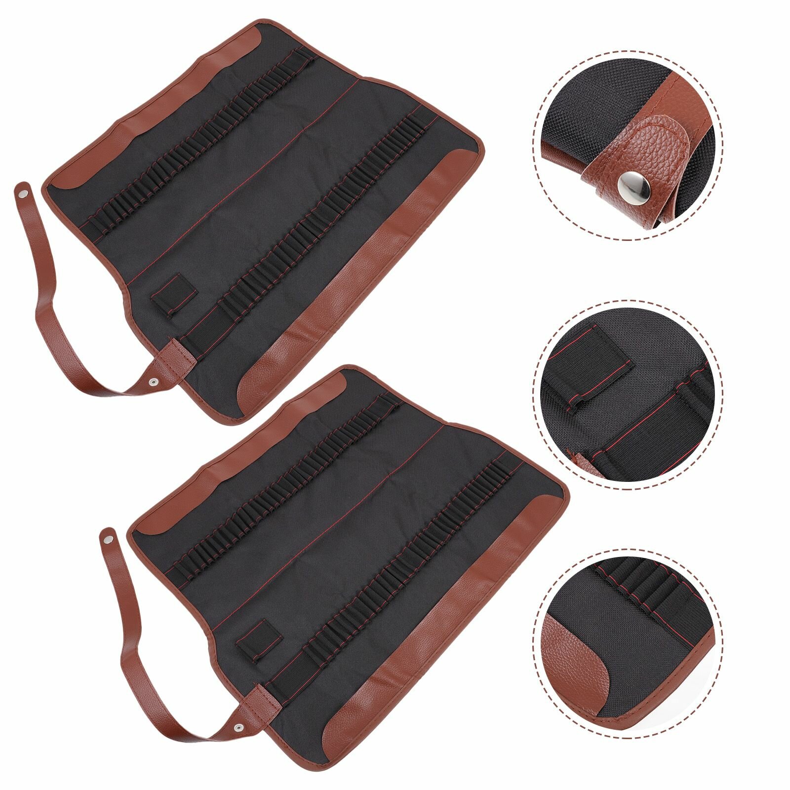 Чехол Для Карандашей Коричневый 2 Штуки Размер 48X38 5X0 5Cm Организация И Хранение Принадлежностей Для Рисования