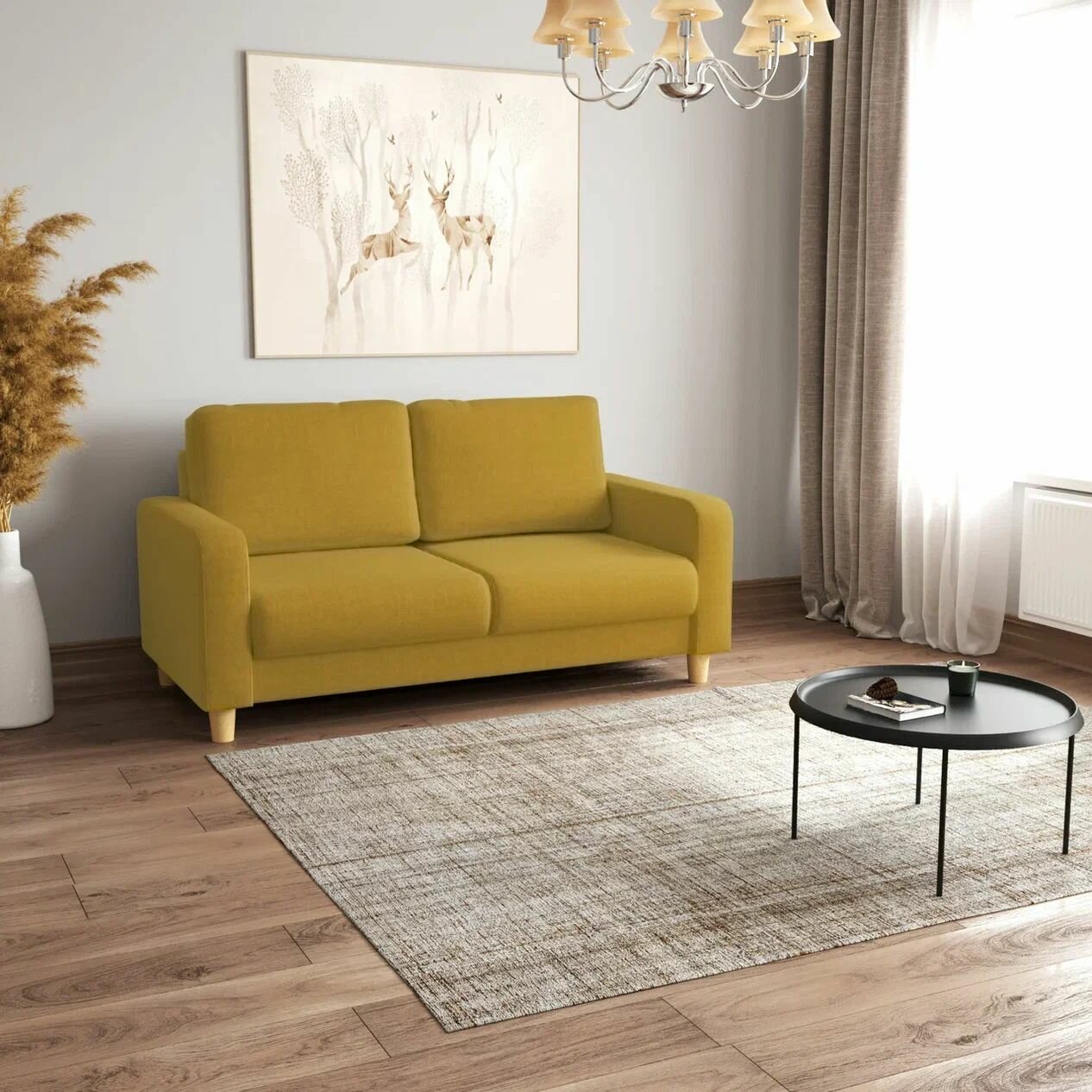 Диван-кровать 2х местный PORTU, механизм Пантограф, 176х98х96 см