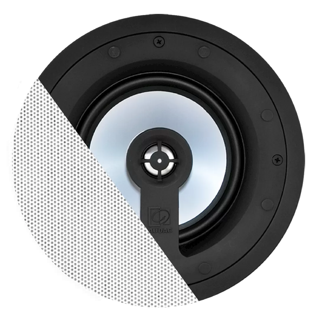 AUDAC CELO6I/W Двухполосная, коаксиальная, встраиваемая потолочная акустическая система, класса Hi-End. Крепление Quick Fix. Быстросъемный гриль SlimLine™ на неодимовых магнитах. НЧ: 6", ВЧ: 1". Мощность (8 Ом): RMS - 60 Вт. Цвет: Белый (RAL9016)