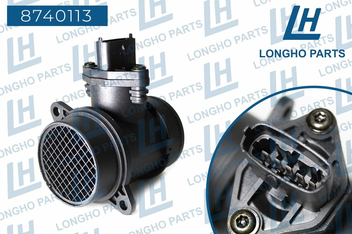 Датчик массового расхода воздуха для Фиат Добло, Хендай Акцент 2, Гетц, Матрикс, Сузуки Свифт 3 8740113 LONGHO