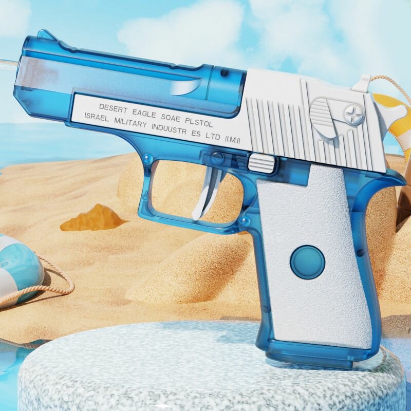 Мини-глок Desert Eagle, электрическая игрушечная водяная пушка, автоматический водяной бластер для детей