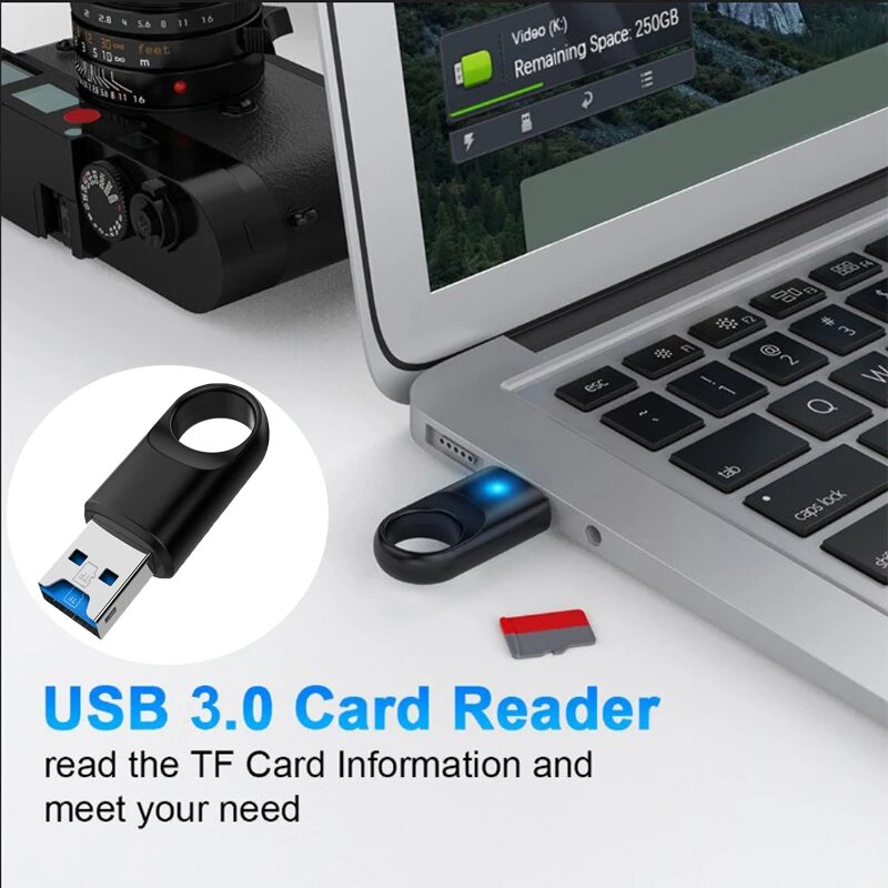 Устройство для чтения карт памяти USB Micro SD/TF, USB 3,0