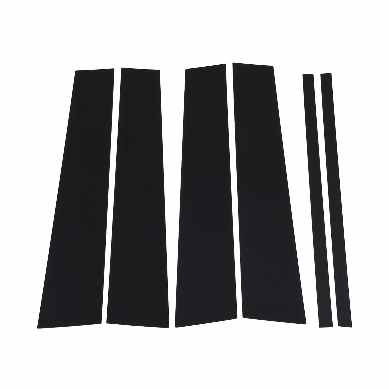 Комплект накладок на стойки кузова 6 шт, глянцевый черный, для Ford Explorer 2002-2010