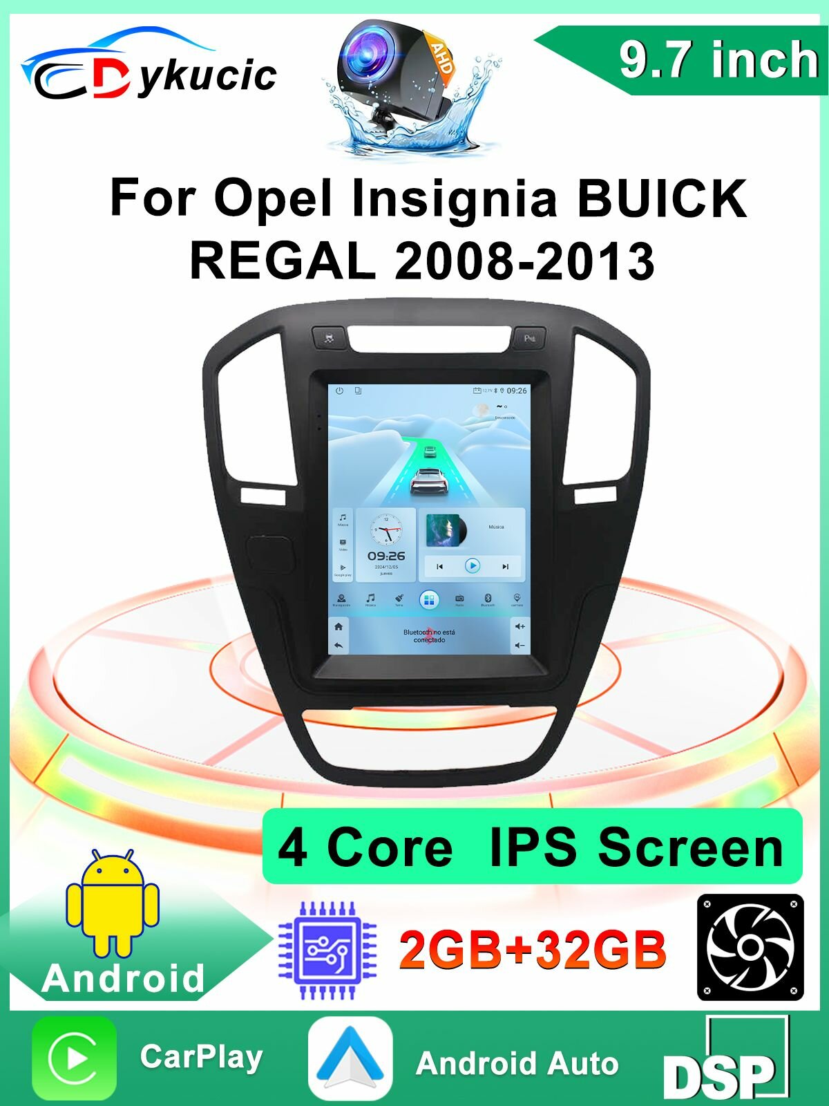 Магнитола для Opel Insignia Buick Regal 2008-2013