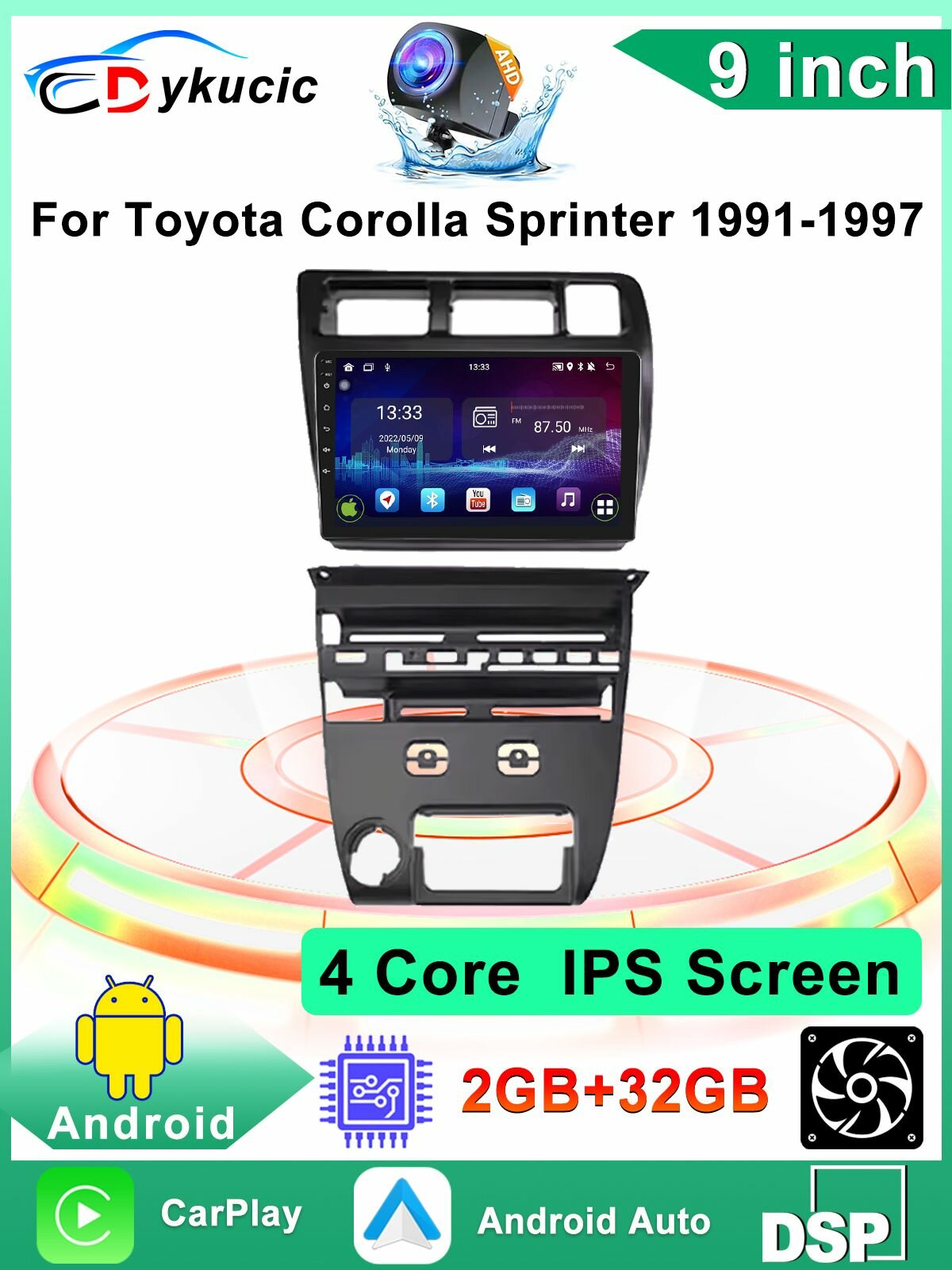 Магнитола для Toyota Corolla Sprinter 1991-1997