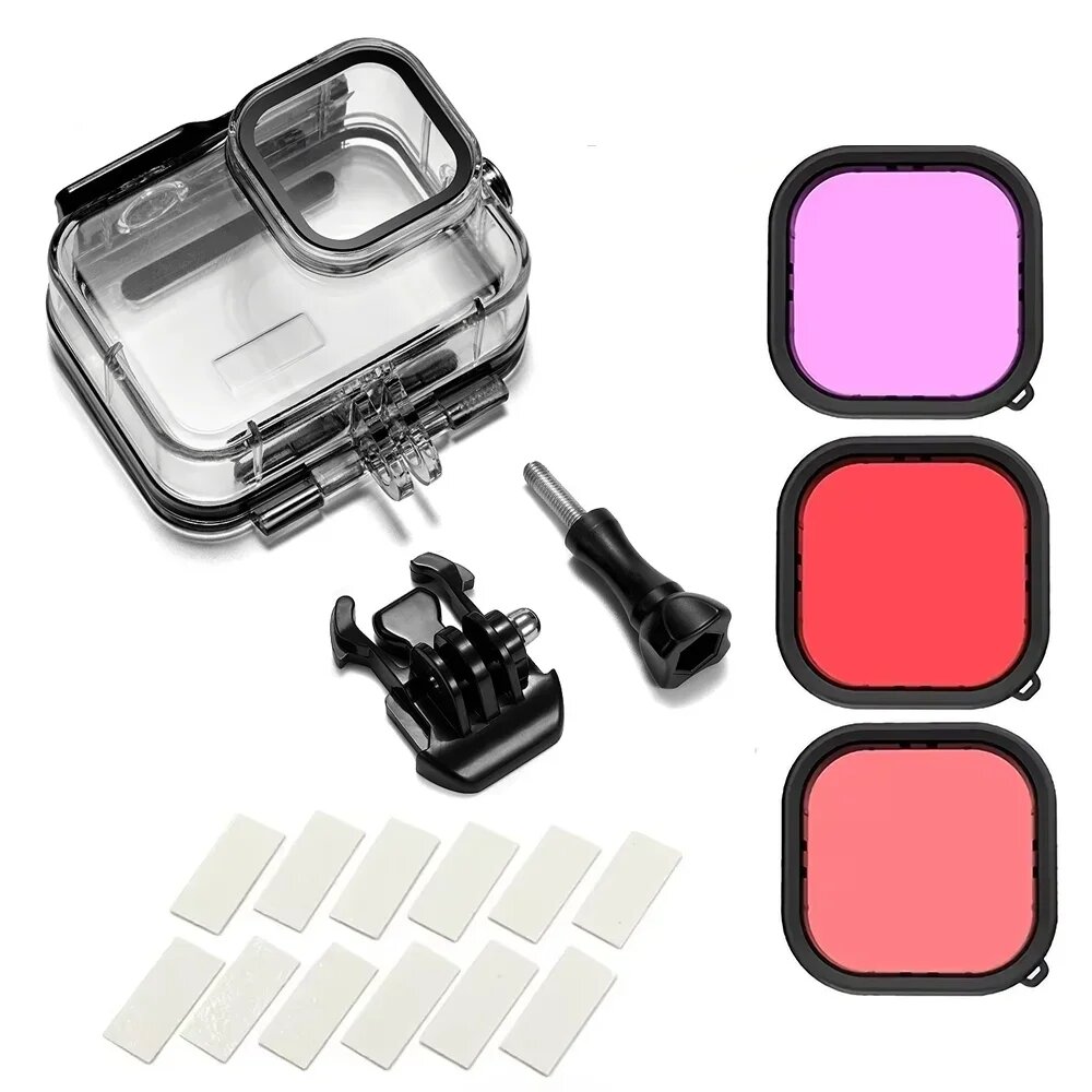 Водонепроницаемый чехол для GoPro Hero 13/12/11/10/9, Diving Bundle