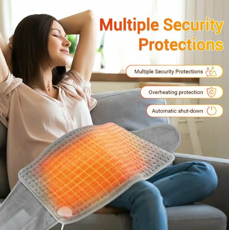 Электроодеяло , Электрическая грелка для тела 30x125 см, 75 Вт.