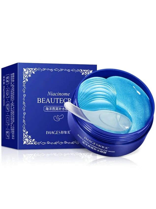 Патчи для лица с экстрактом ласточкиного гнезда и водорослей мозуку от Images 60 шт.