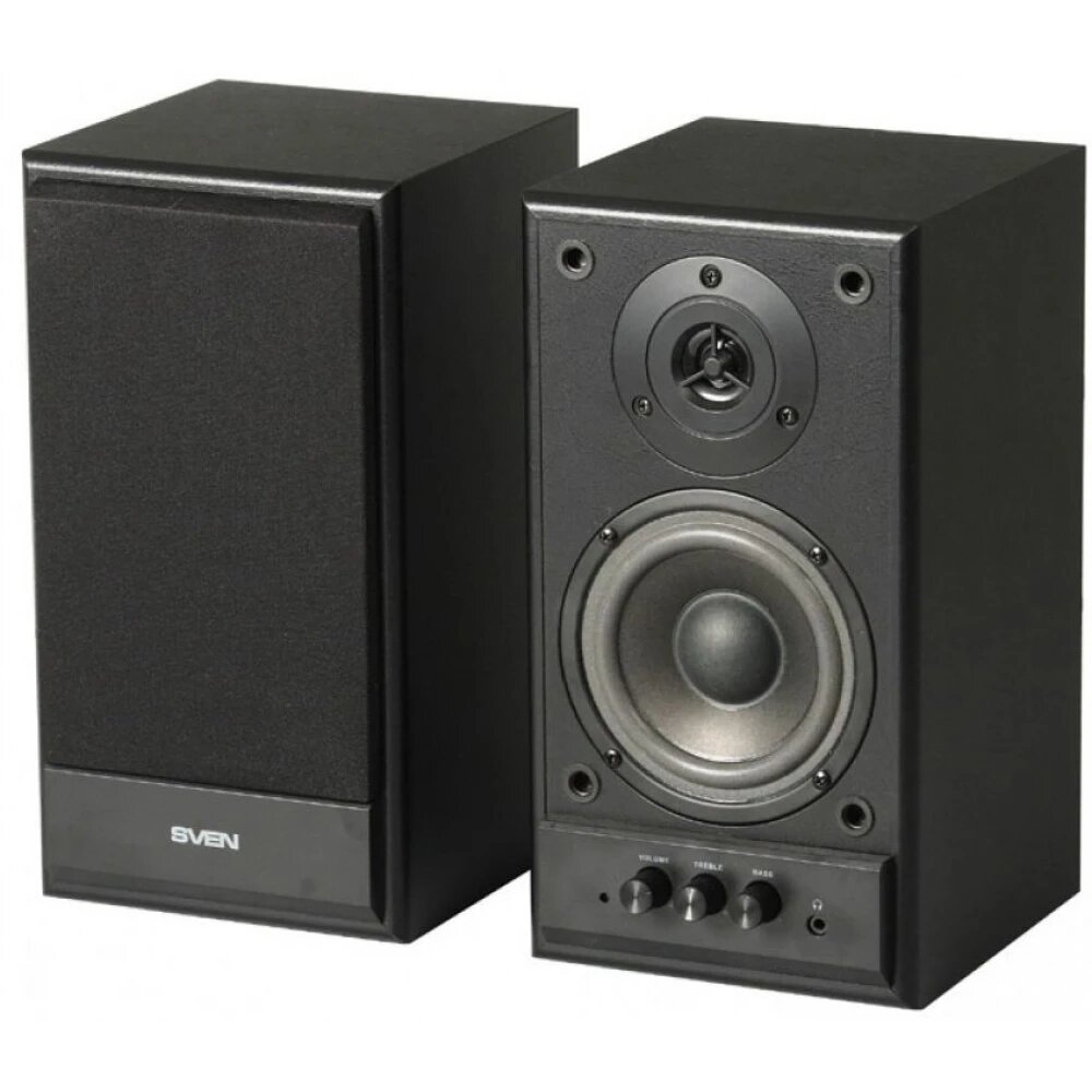 Колонки Sven SPS-702 2.0 черный 40Вт