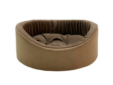 HOMEPET Catania #2 49 см х 43 см х 17 см лежак латте для домашних животных