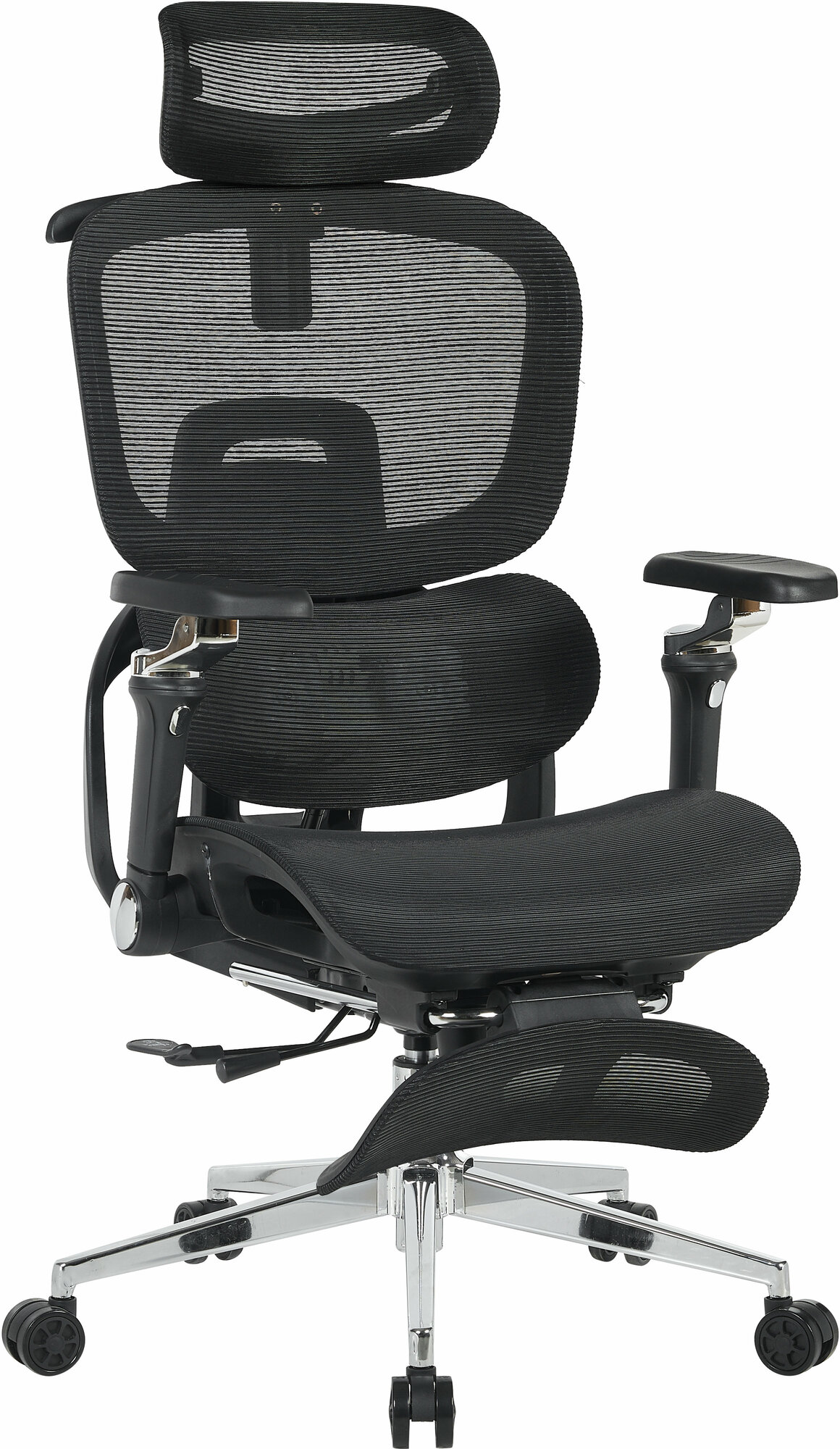 Кресло офисное STOOL GROUP TopChairs Prodigy с оттоманкой Черный