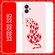 Чехол на Samsung Galaxy A04e / Самсунг A04e с принтом "Heart panther 1 - 14 февр...