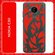 Чехол на Nokia C30 / Нокия C30 с принтом "Crazy hearts 2 - 14 февраля", прозрачн...