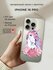 Чехол на Apple iPhone 16 Pro / Айфон 16 Про с принтом "Единорог с пионами", проз...