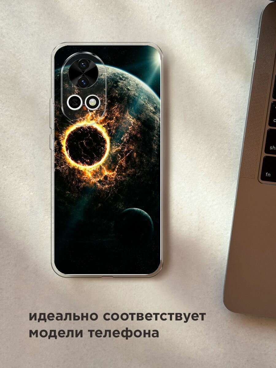 Чехол на Huawei Nova 12/Nova13 / Хуавей Нова 12/Нова 13 с принтом "Космос 16" — фото 1