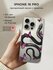 Чехол на Apple iPhone 16 Pro / Айфон 16 Про с принтом "Snake and butterflies 2"