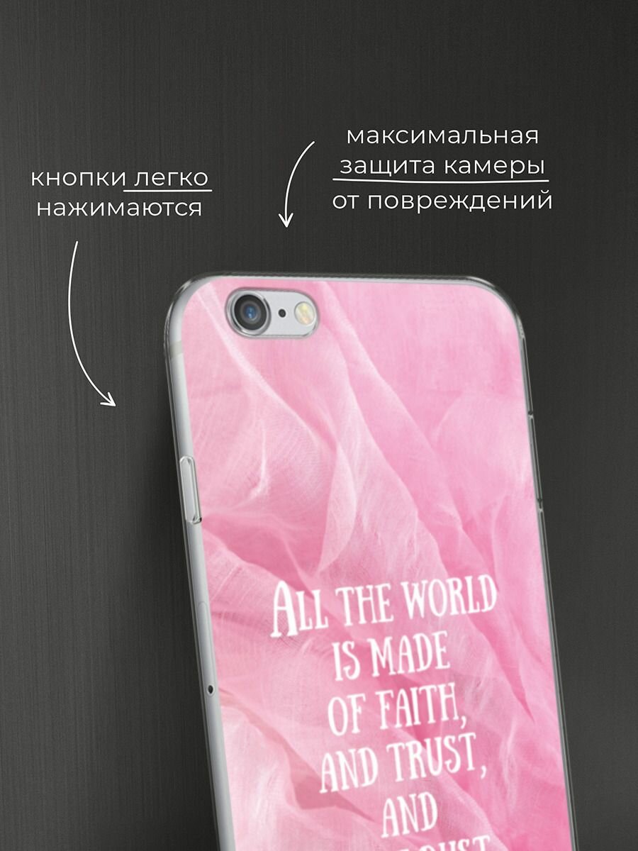Чехол на Apple iPhone 6 / Айфон 6 с принтом "Pixie dust - 8 марта" — фото 1