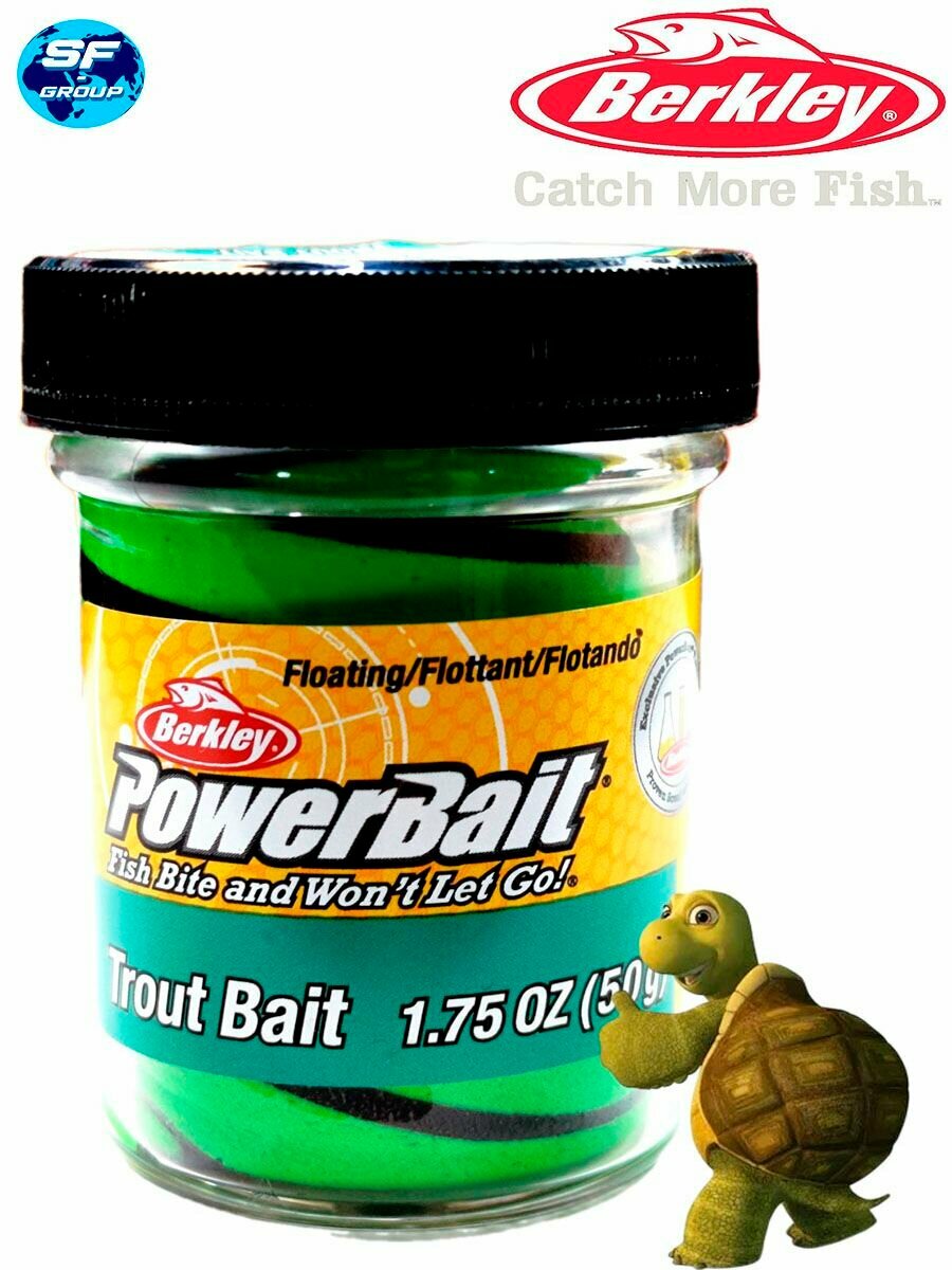 Паста Berkley PowerBait Trout Bait Twisty Turtle 50g