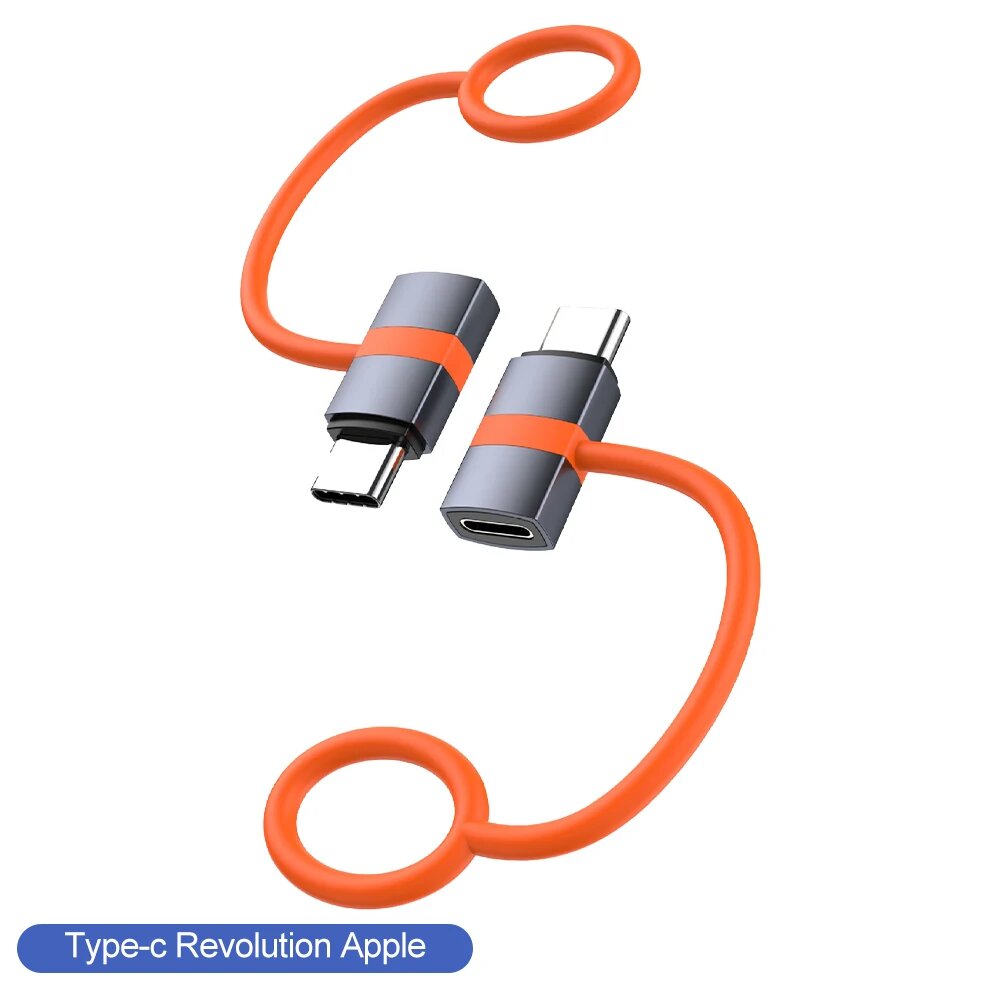 Кабель USB Type-C - Lightning матовый черный 3A