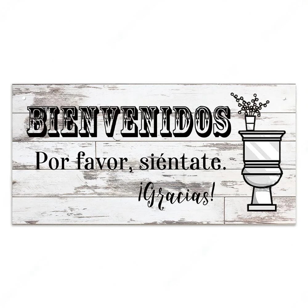 Испанская Декоративная Деревянная Вывеска Для Двери Туалета, Художественный Бар/паб/пляж, Домашний Декор, Подвесная Табличка