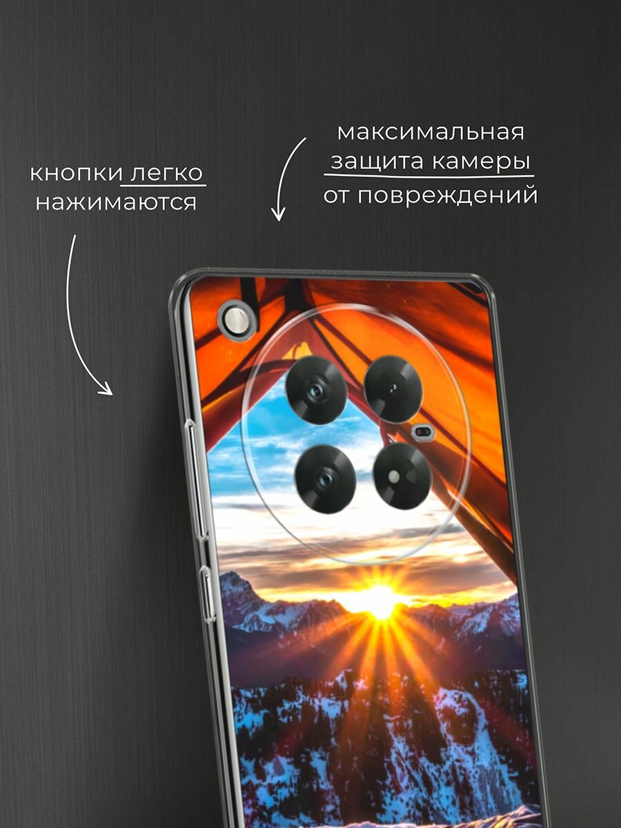 Чехол на Infinix Zero 40 5G / Инфиникс Зеро 40 5G с принтом "Горы 7" — фото 1