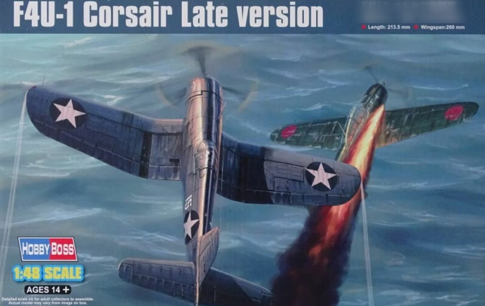 HOBBYBOSS 1/48 80382 Вторая мировая война F4U-1 сборная модель самолета