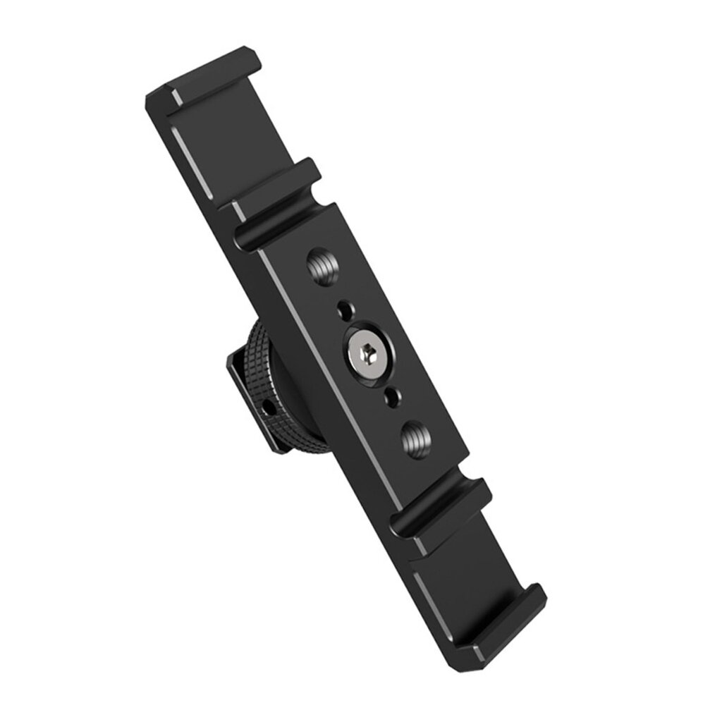 Универсальные Двойные Кронштейны Для Холодного Башмака с Винтовой Резьбой 1/4 Для Крепления Алюминиевой Камеры