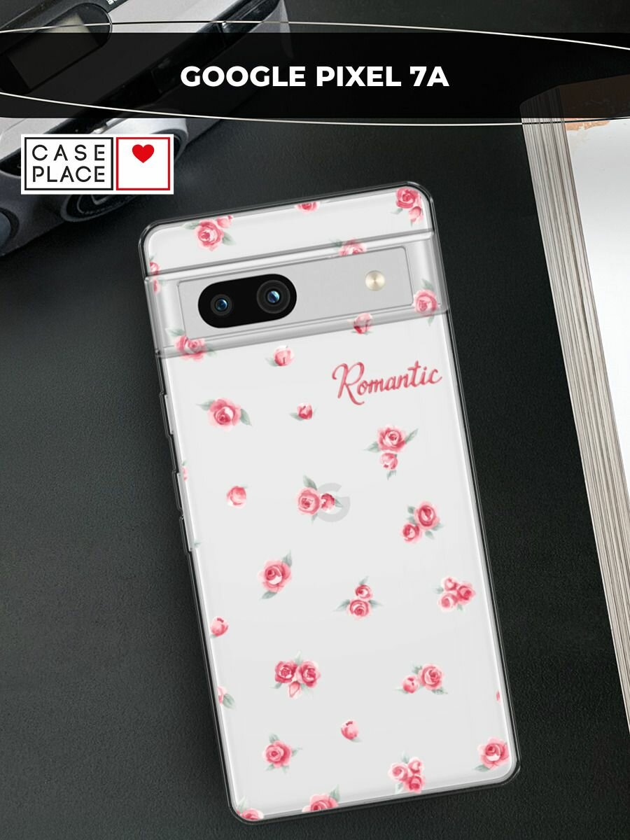 Чехол на Google Pixel 7a / Гугл Пиксель 7a с принтом "Romantic 3"