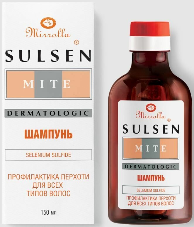 Шампунь Mirrolla "Сульсен Мите", против перхоти, 150 мл