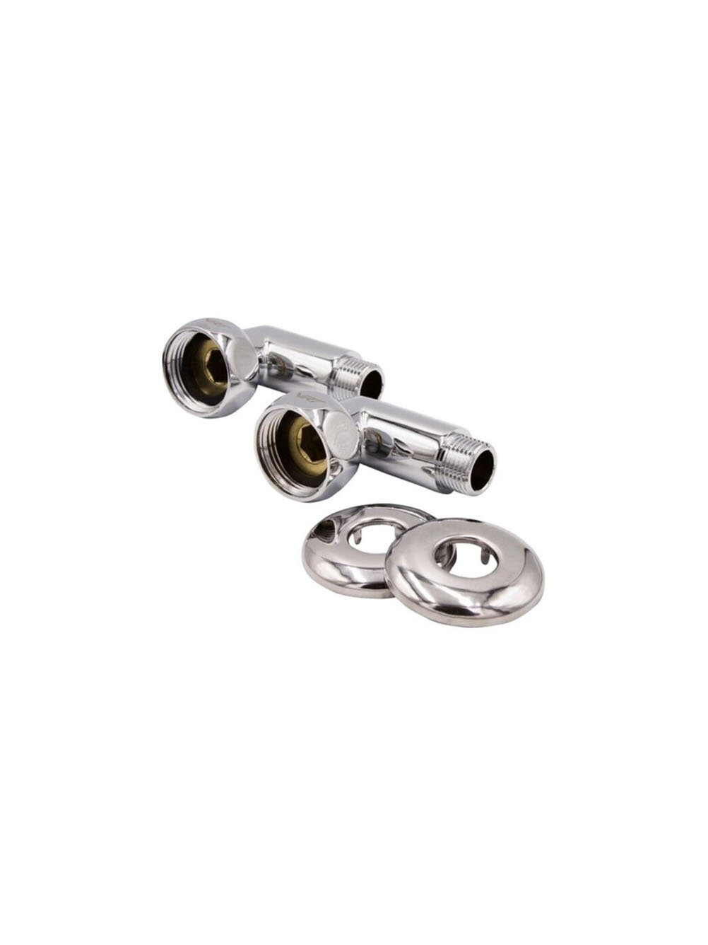 Соединитель угловой для полотенцесушителя 1 ВР(г) х 1/2 НР(ш) хром