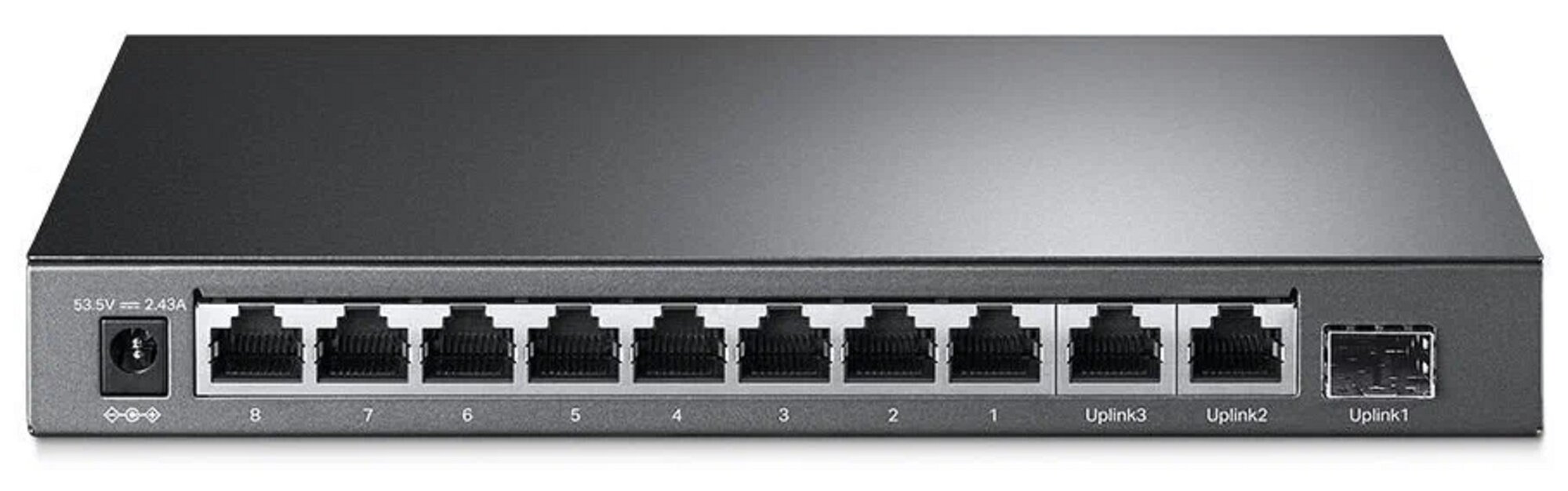 Коммутатор неуправляемый TP-LINK TL-SL1311MP 8x10/100 Мбит/с PoE+, 2x100/1000 RJ45, 1xGB SFP