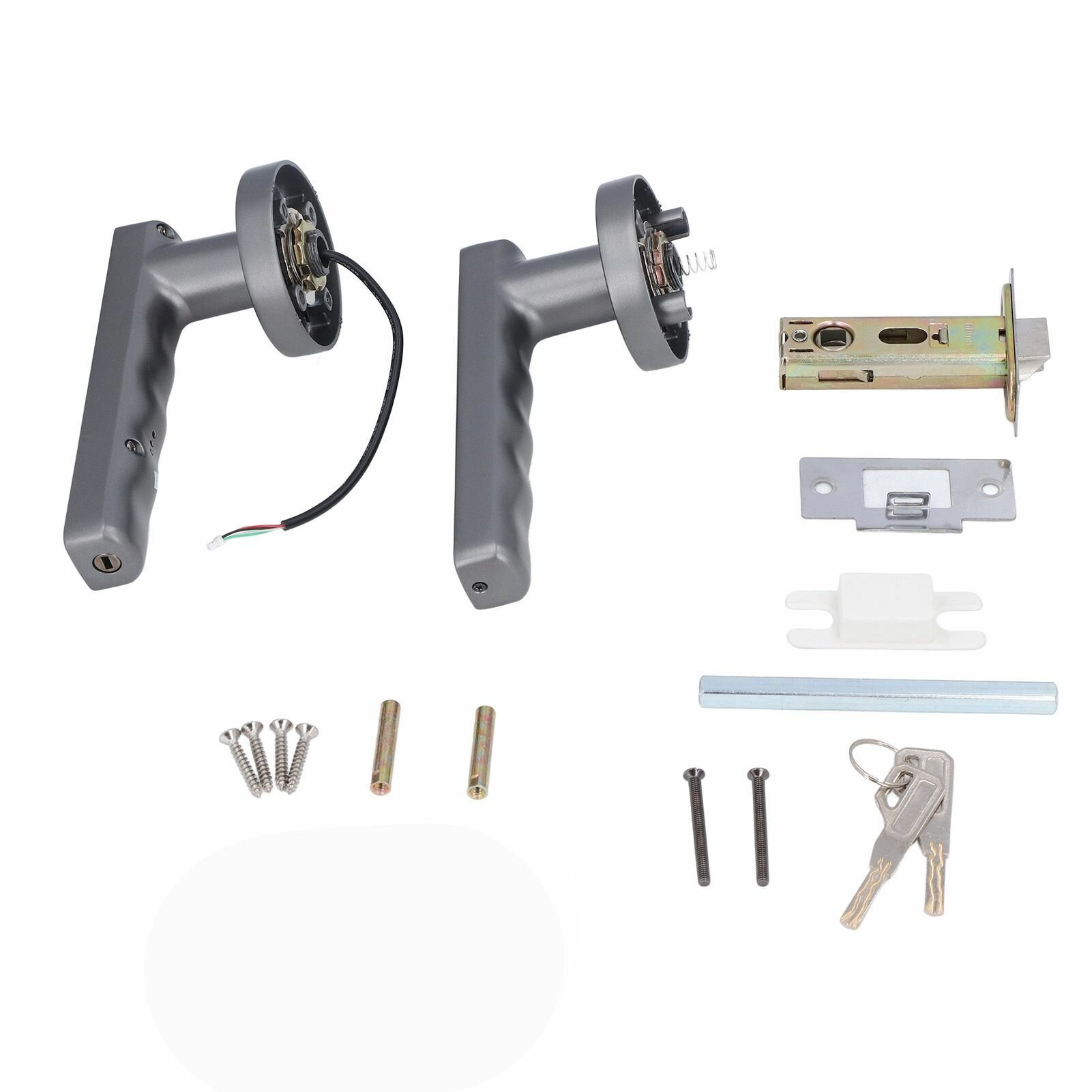 Умная дверная ручка с отпечатком пальца и быстрой идентификацией, для дома и офиса, скрытый замок, 50 отпечатков