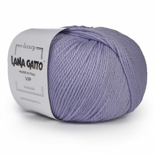 Пряжа Lana Gatto VIP 9360 (5 мотков по 50г/200м) сирень