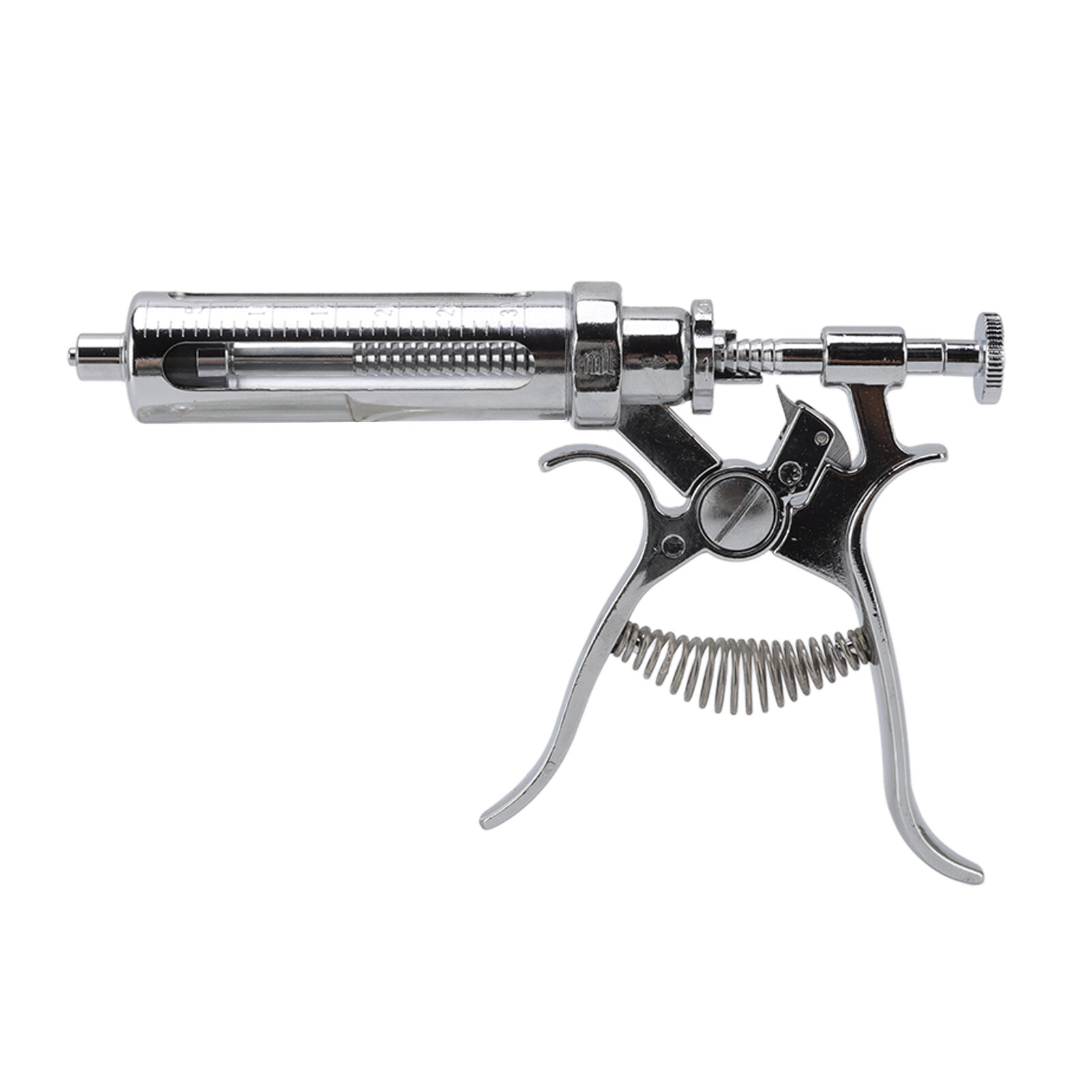 Инжектор для скота, 30 мл, полуавтоматический шприц из нержавеющей стали, 5 уровней, непрерывный инъекционный шприц для сельскохозяйственного ветеринарного скота