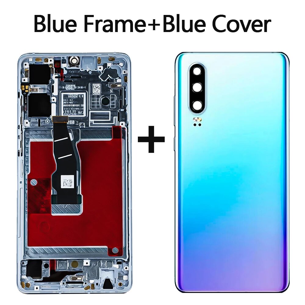 6,1 'Super AMOLED для HUAWEI P30 ЖК-дисплей ELE-L29 ELE-L09 ЖК-дисплей с сенсорным экраном и дигитайзером для Huawei P30 Дисплей OLED Blue Kit