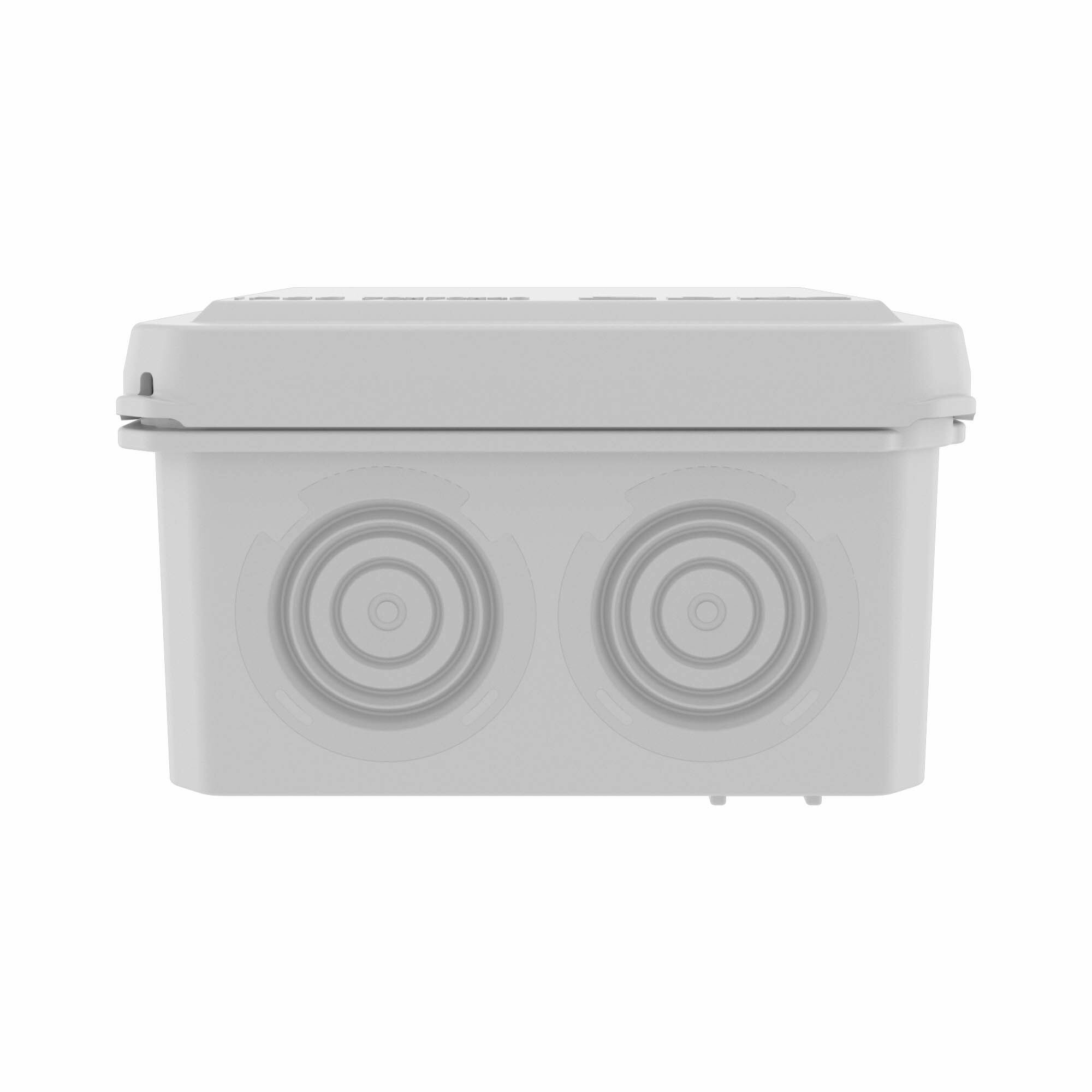 Коробка распределительная DKC ответвительная, с 8 и 2 кабельными вводами, диаметры 20-20мм, IP55, 70х70х40 мм