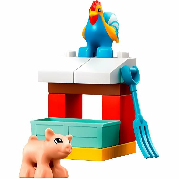 LEGO POIZON Ферма Животные Дом Пластиковые конструкторы 97 шт. 10952