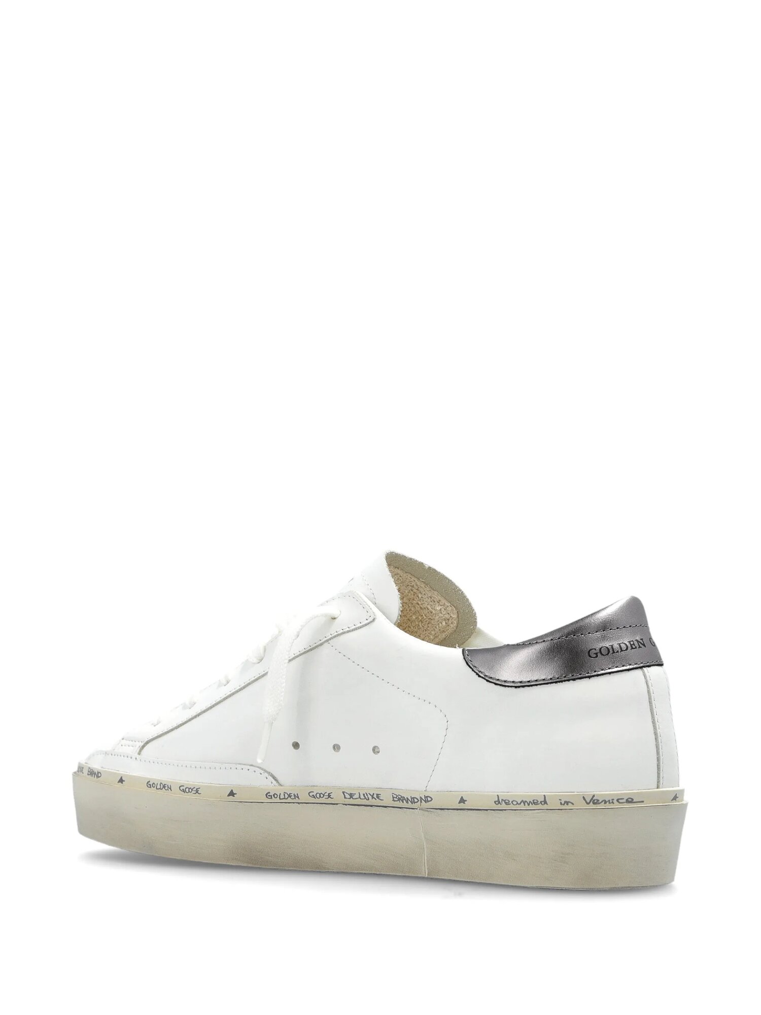Кроссовки Golden Goose Hi Star, размер 36, бежевый/белый — фото 1