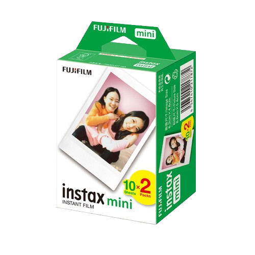 Фотобумага FUJIFILM Instax Mini с белой рамкой и цветной окантовкой, 20 photos