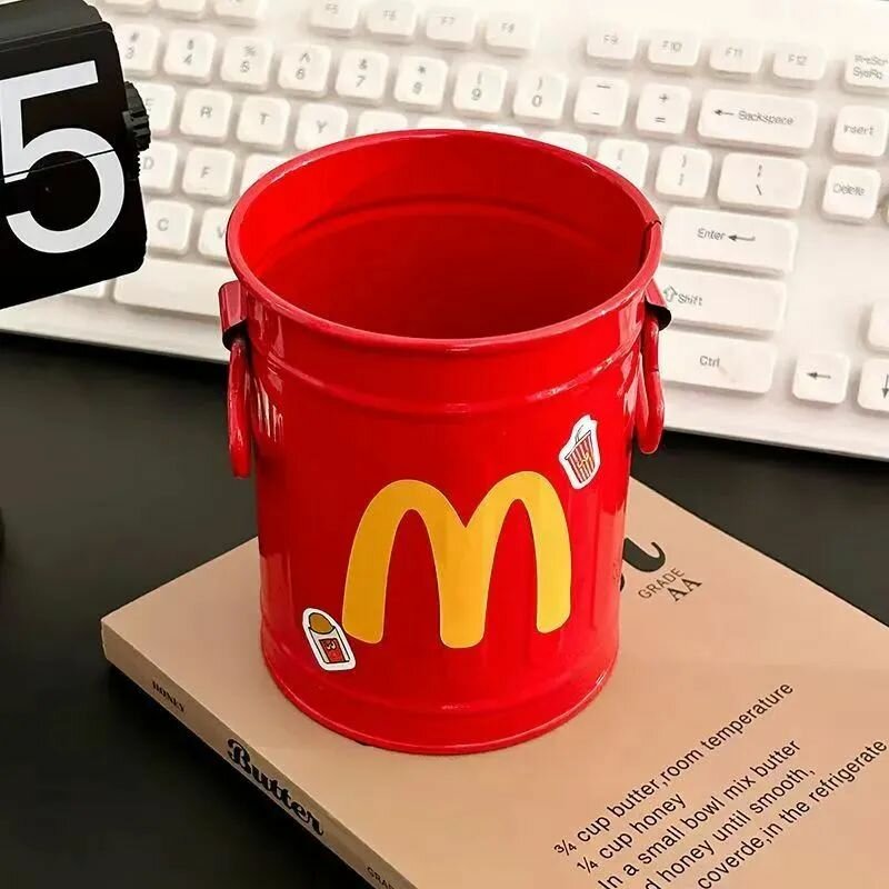 Ведро Макдональдс ручка , 1 штука, красный