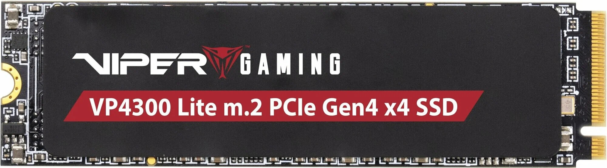 Жесткий диск SSD M.2 1Tb Patriot Viper VP4300 Lite, 7400/6400MBs, 950000 IOPS, 2280, PCI-E 4.0 x4 (VP4300L1TBM28H)